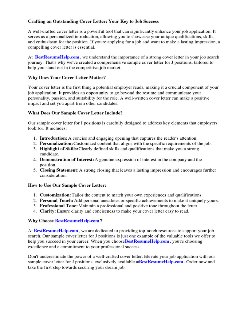 Sample Cover Letter for Job Applications | PDF | Résumé | Http Cookie