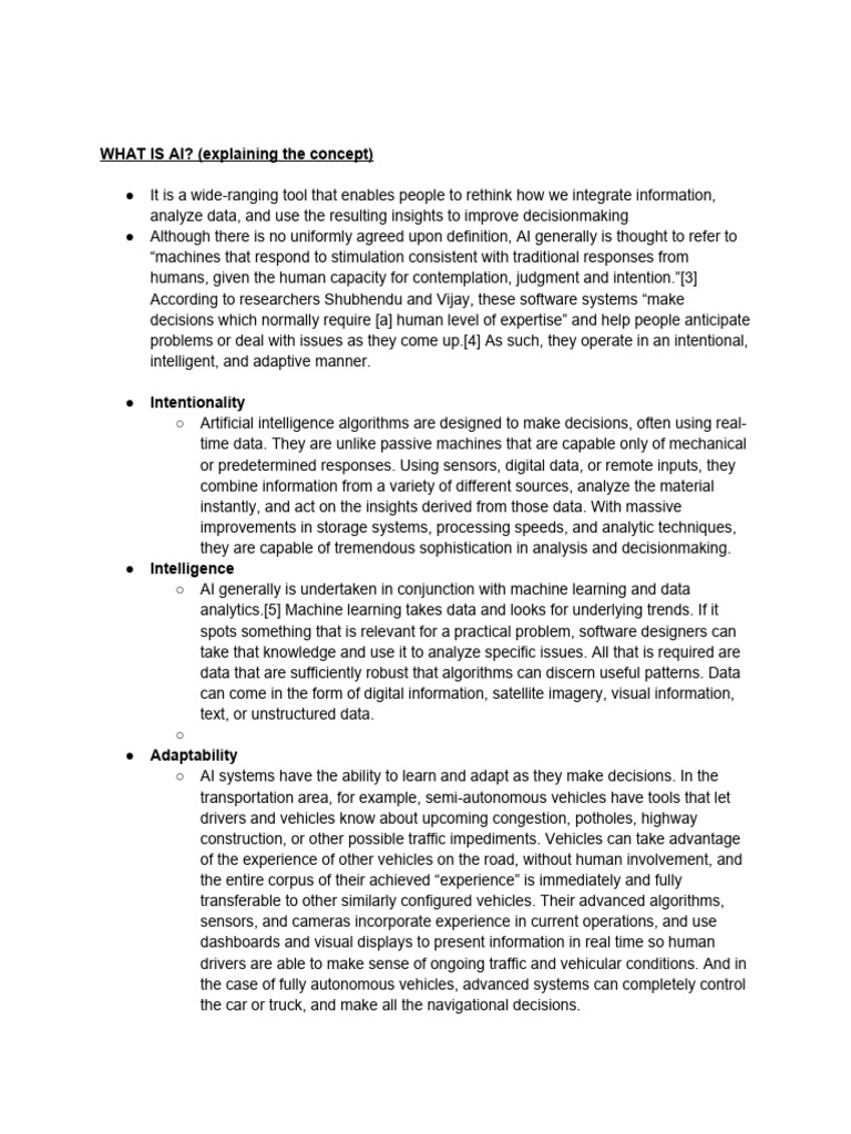 Ai 1 Pdf Artificial Intelligence Intelligence Ai Semantics