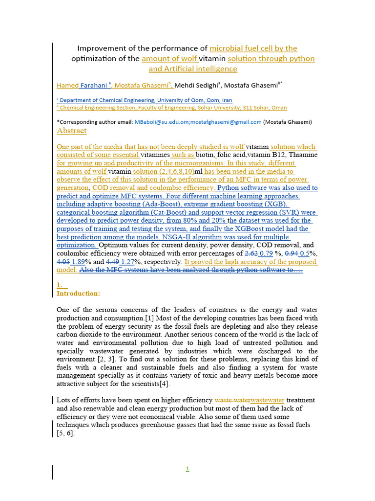 First Draft | PDF | Support Vector Machine | Machine Learning