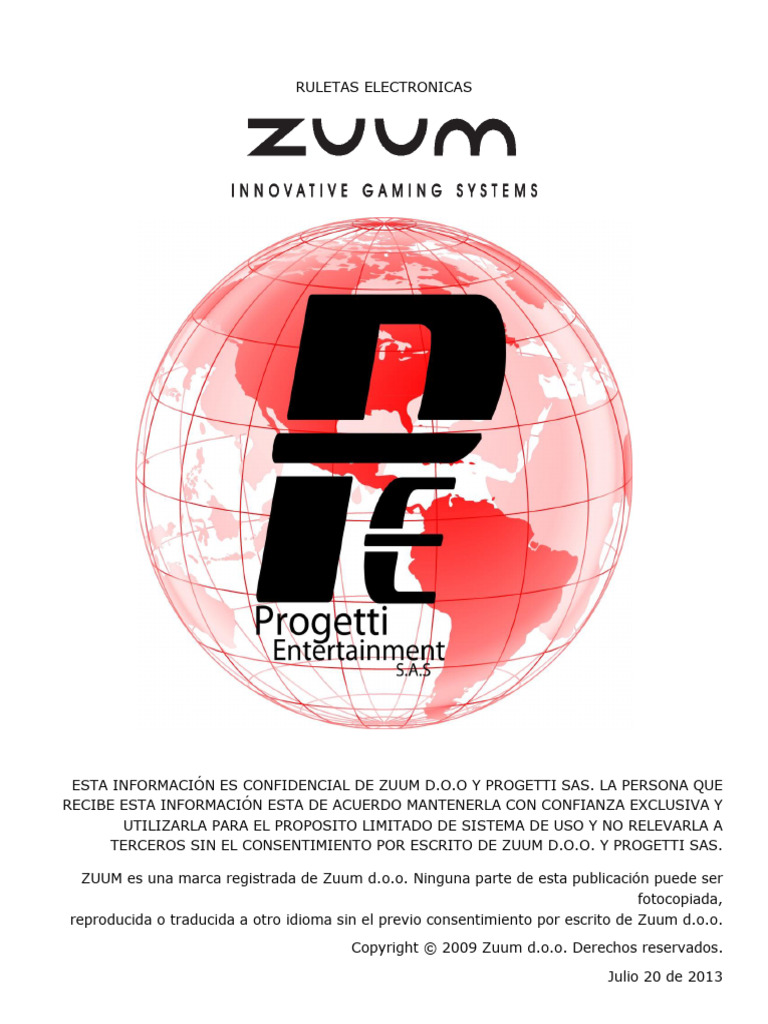 Manual Del Usuario Ruleta ZUUM 2013 Colombia | PDF | Identificación de ...