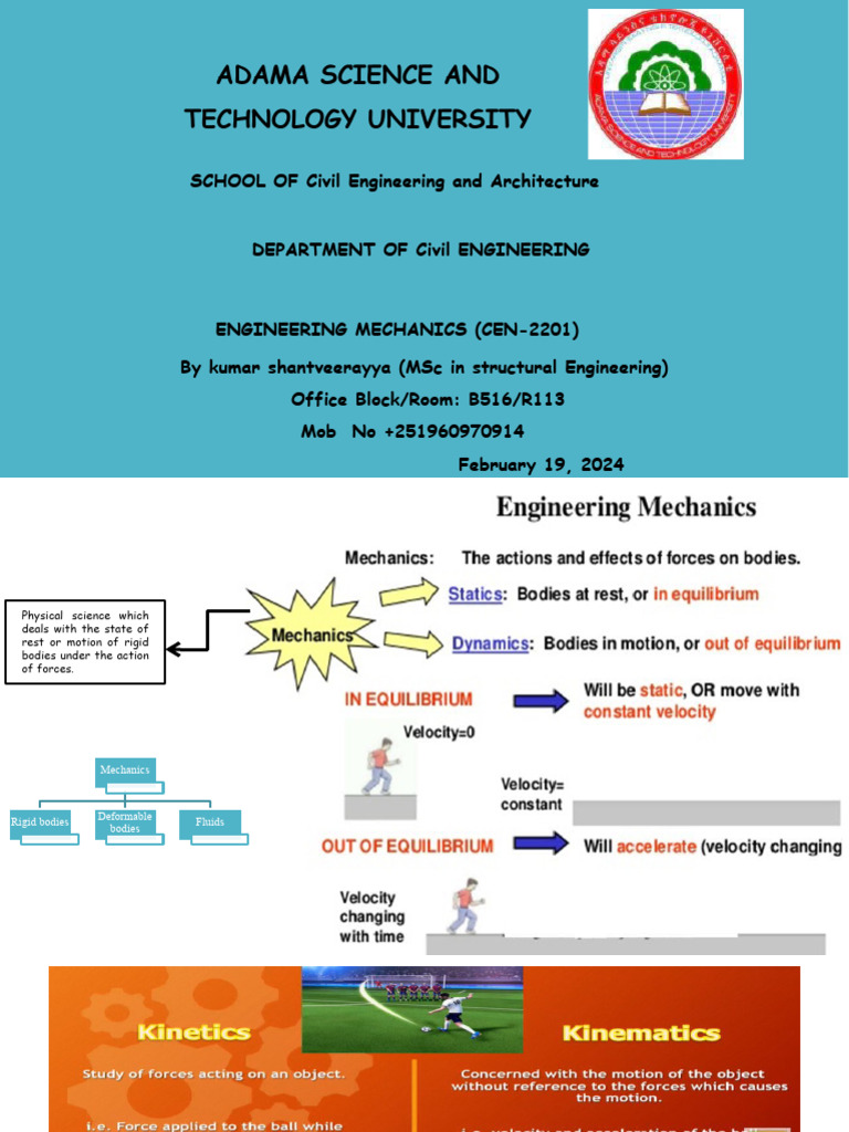 Engineering Mechanics 1 | PDF | Euclidean Vector | Momentum