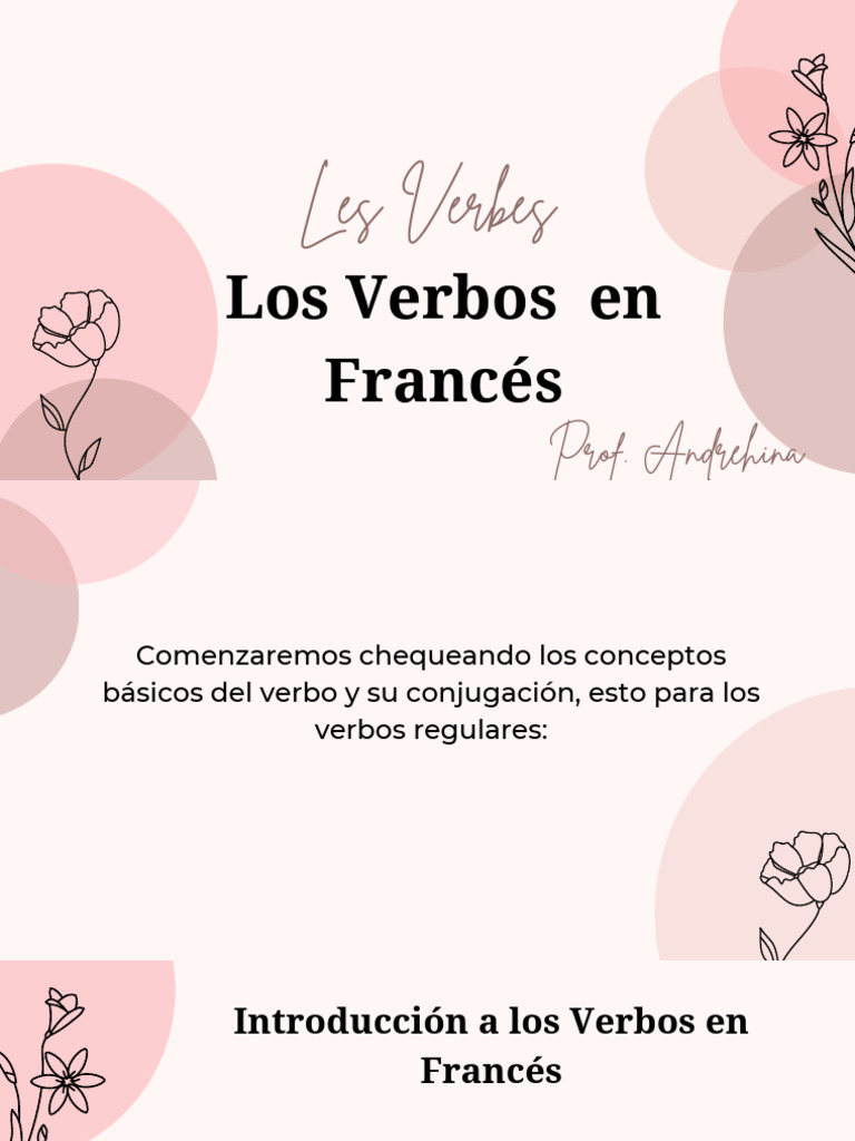 Les Verbes | PDF | Verbo | Tipología Lingüística