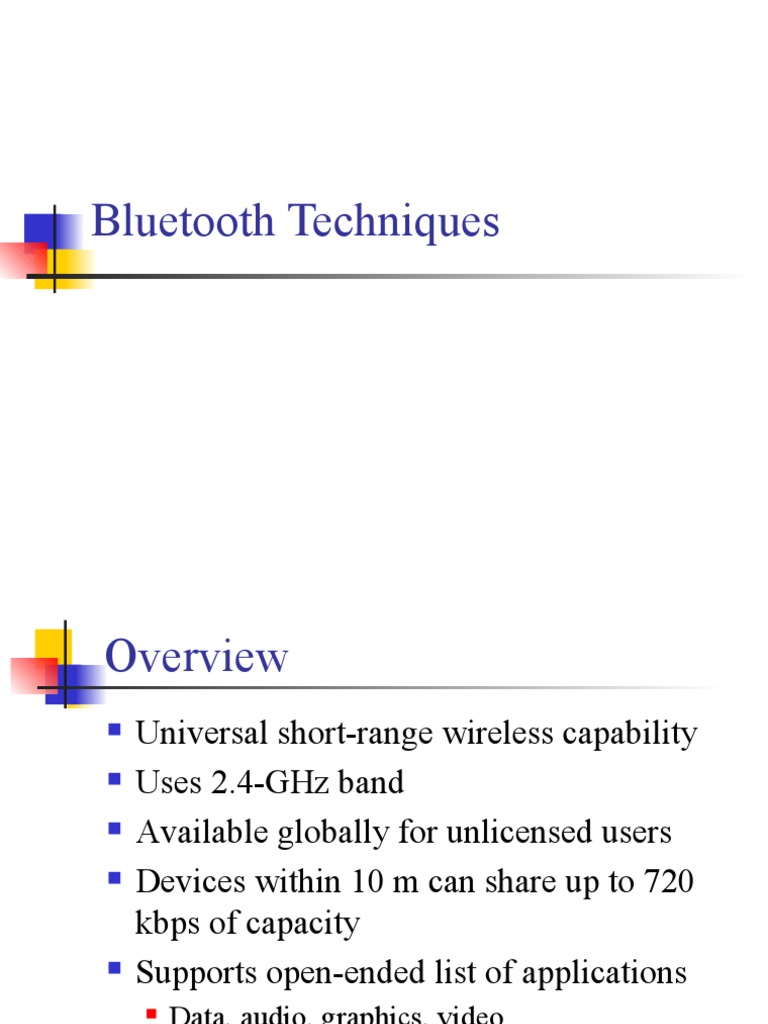 Chap 15 | PDF | Bluetooth | Network Packet