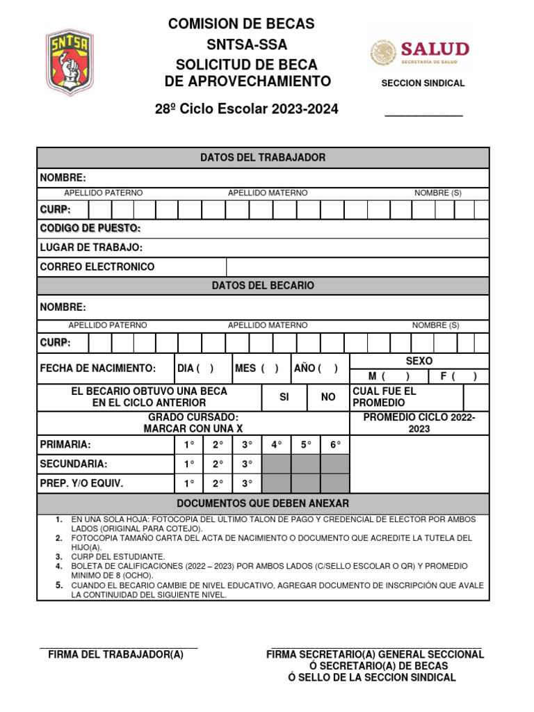 Solicitud B.A.E. C28 | PDF