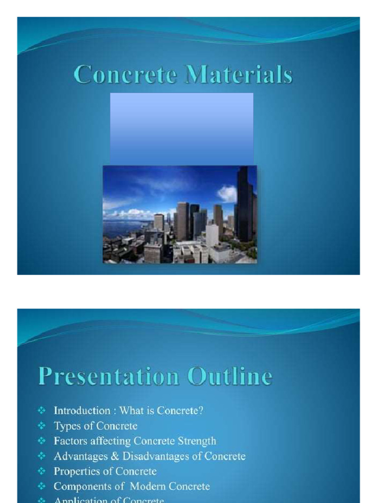 Concrete Materials | PDF