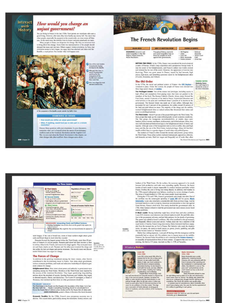 The French Revolution Part 1 | PDF