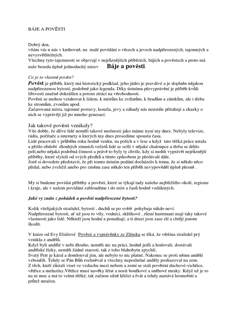 Baje A Povesti | PDF