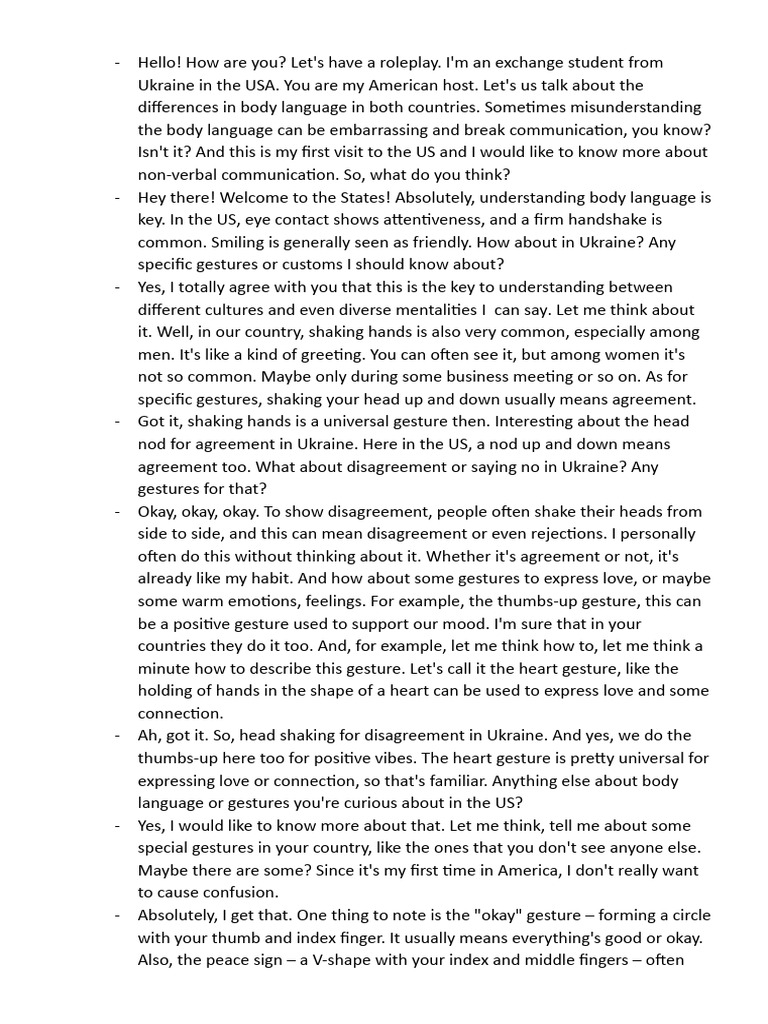 Chat GPT 2 | Download Free PDF | Gesture | Body Language