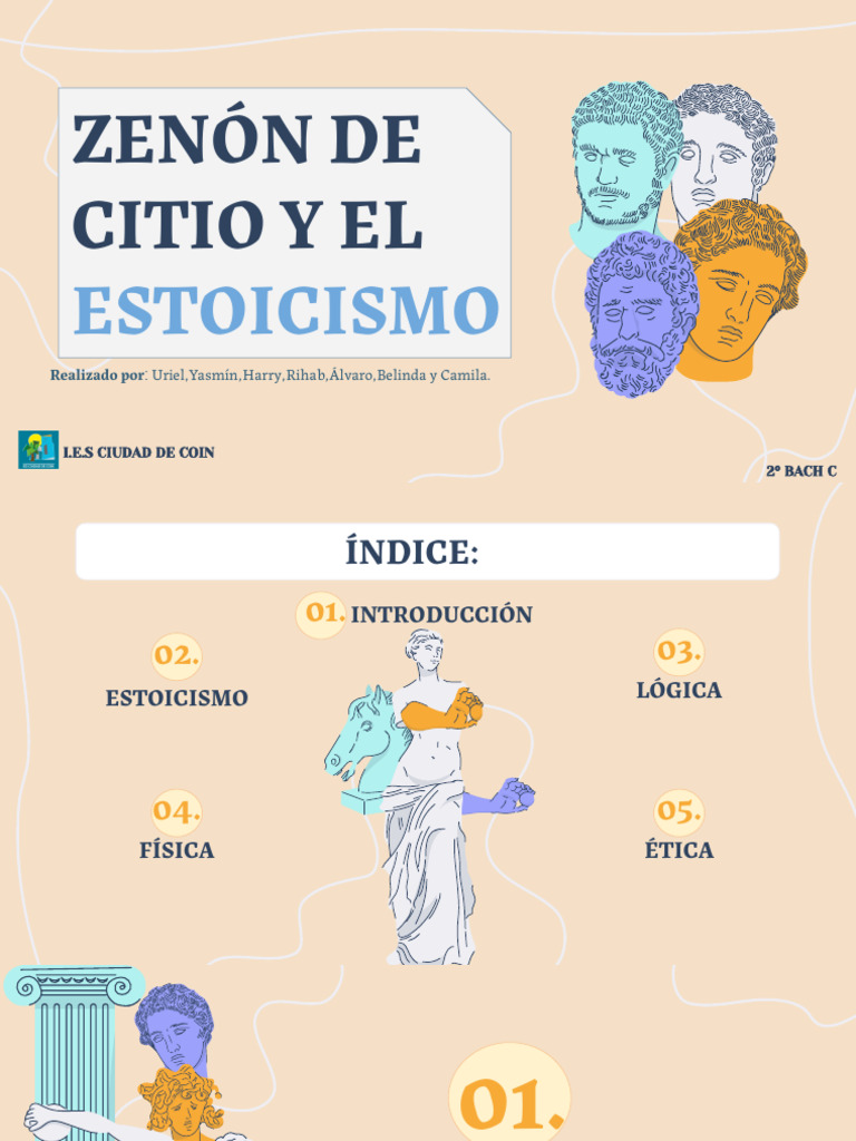Zenón de Citio - Proyecto | PDF | Estoicismo | Panteísmo
