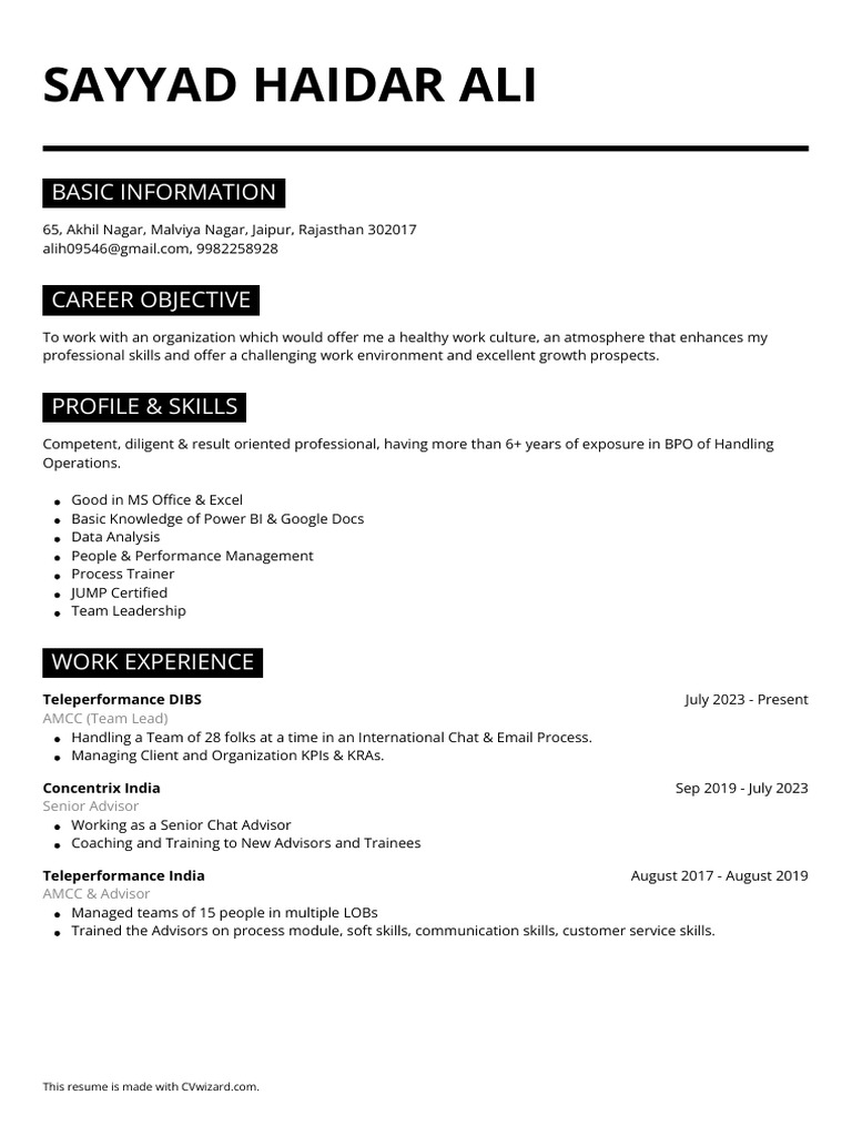 My CV | PDF