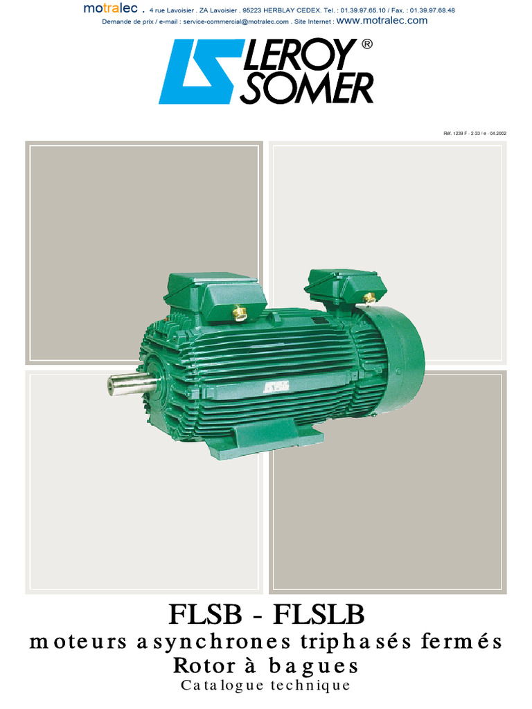 MAS Rotor Bobine Leroy Somer | PDF