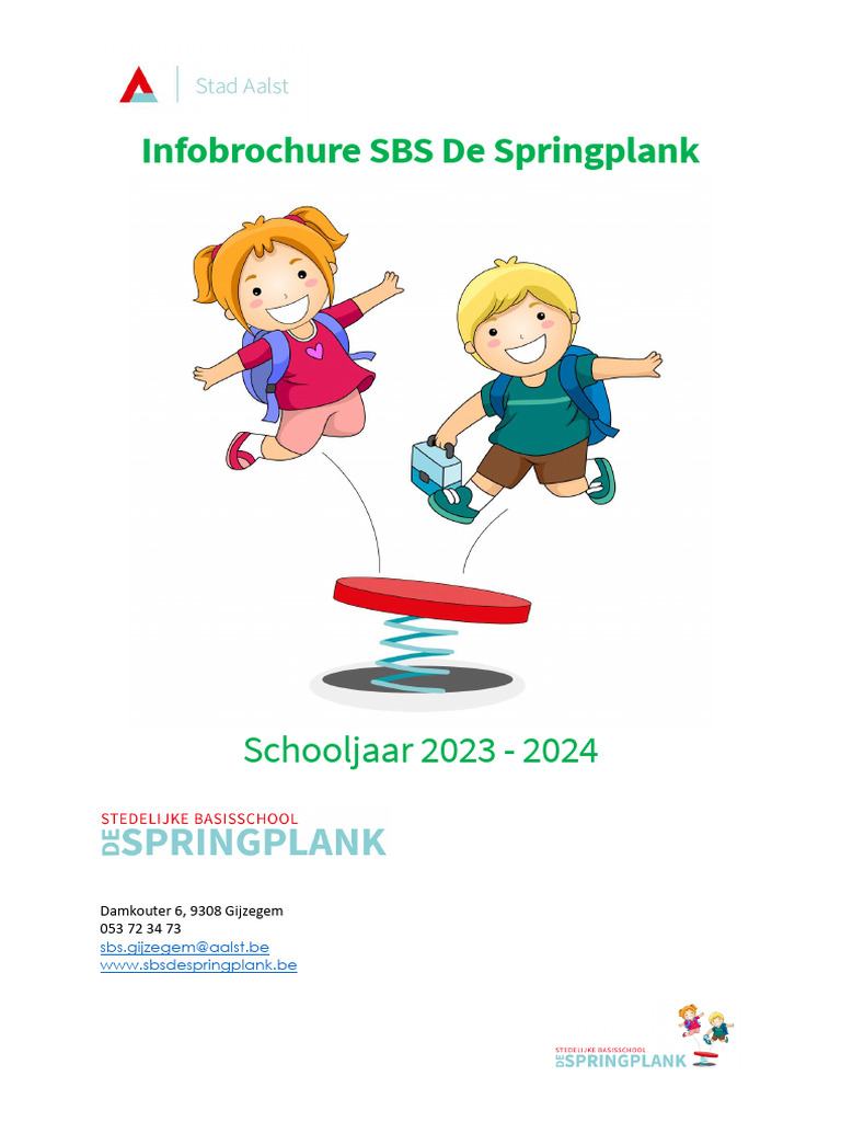 Infobrochure SBS de Springplank 2023 - 2024 - 0 | PDF