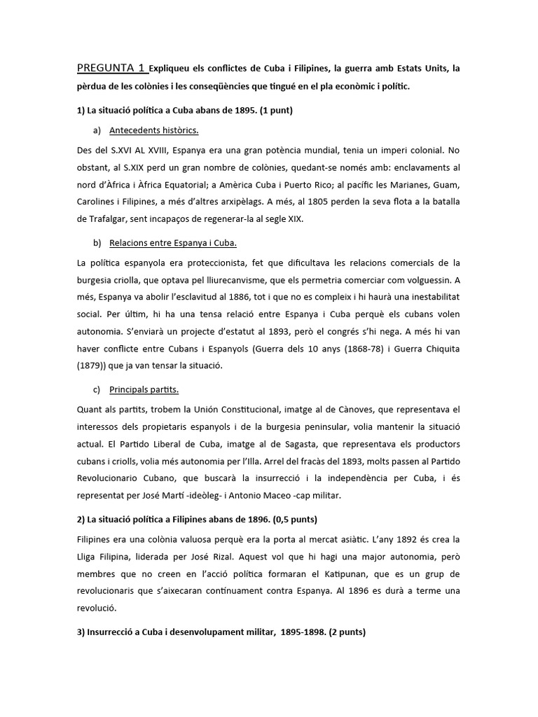 Preguntas Final 1R Trim | PDF