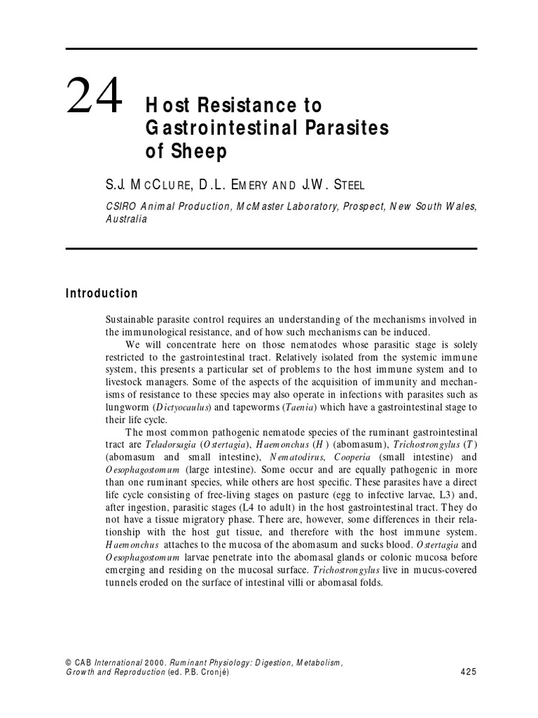 Ch24 - Host Resistance To Gastrointestinal1 | PDF | Immune System ...
