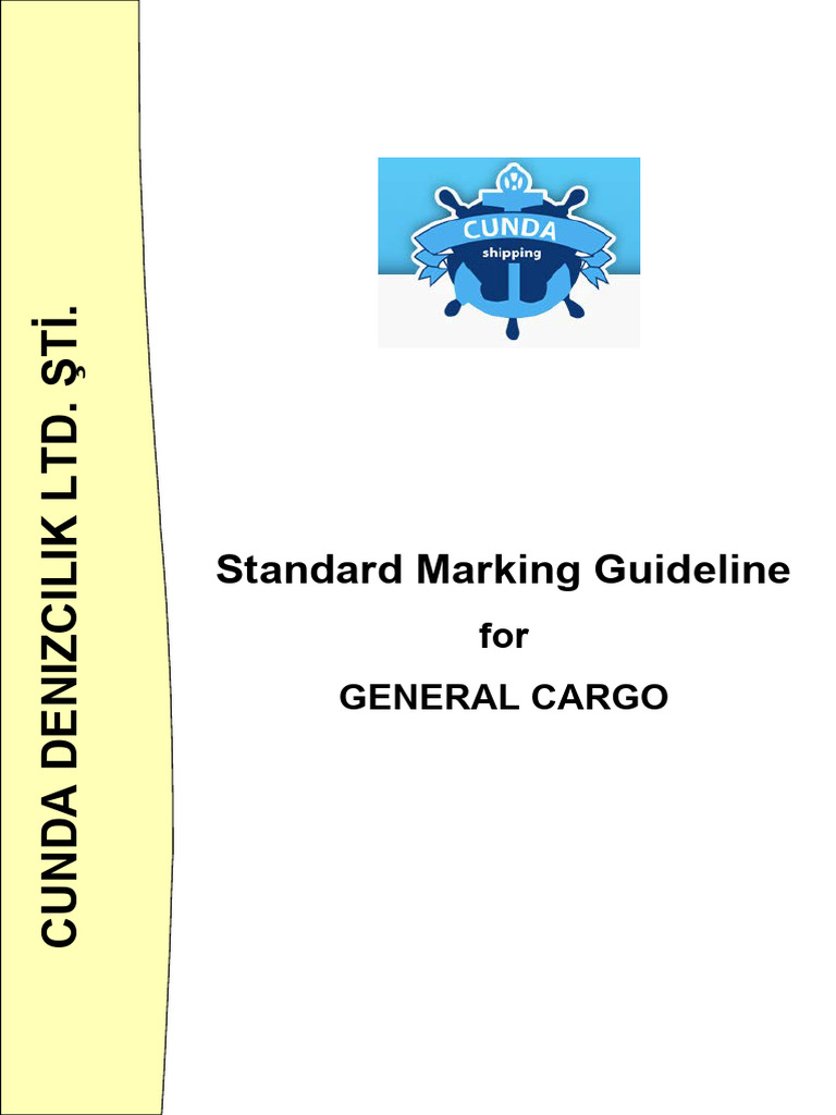 CUNDA SHIPPING - Standard Marking Guide | PDF