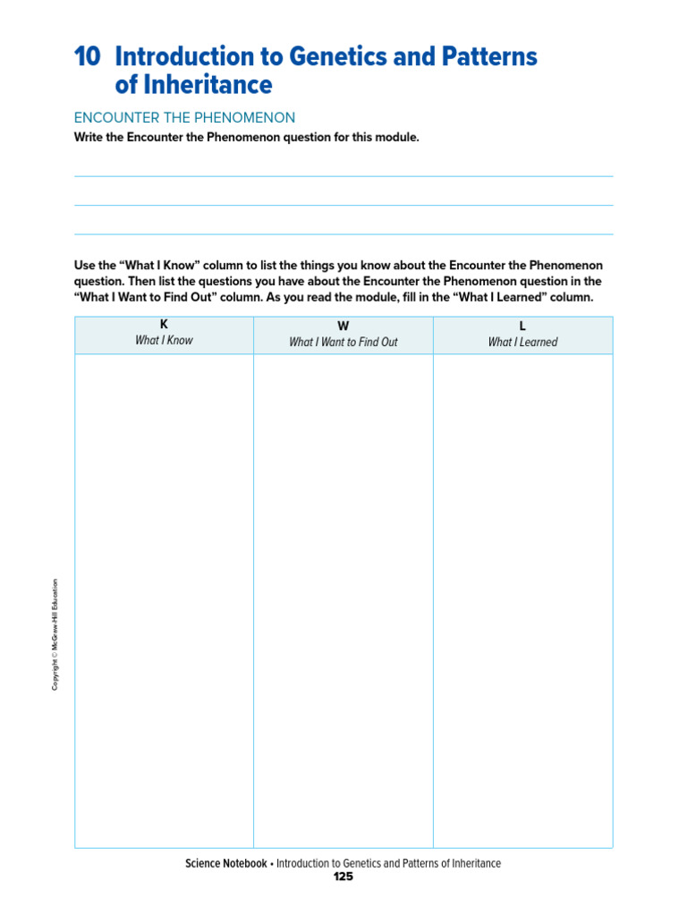 Science Notebook Mendelian Genetics | PDF | Genotype | Dominance (Genetics)
