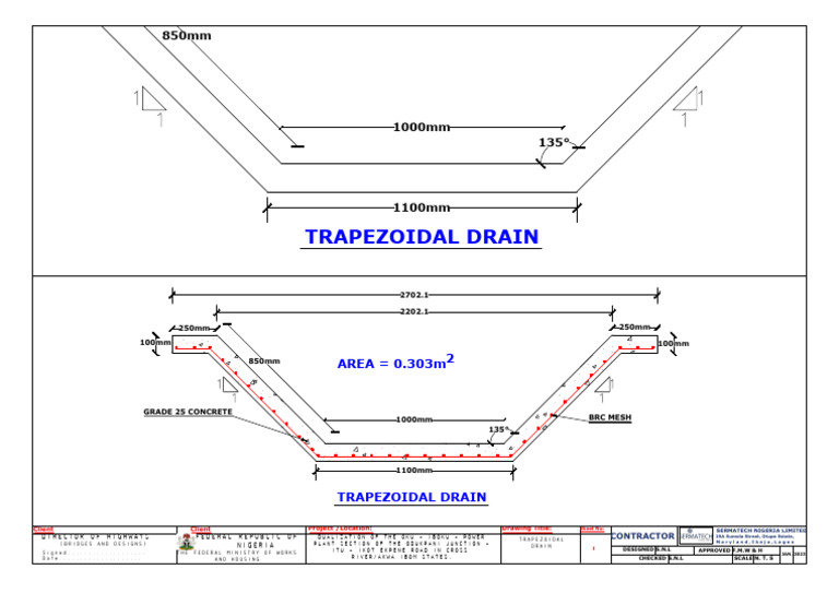 Trapezoidal Drain | PDF