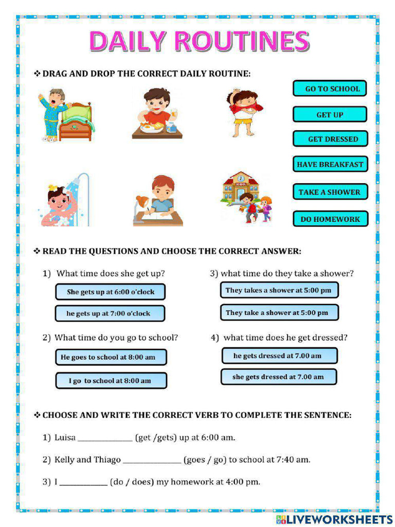 Daily Routines | PDF