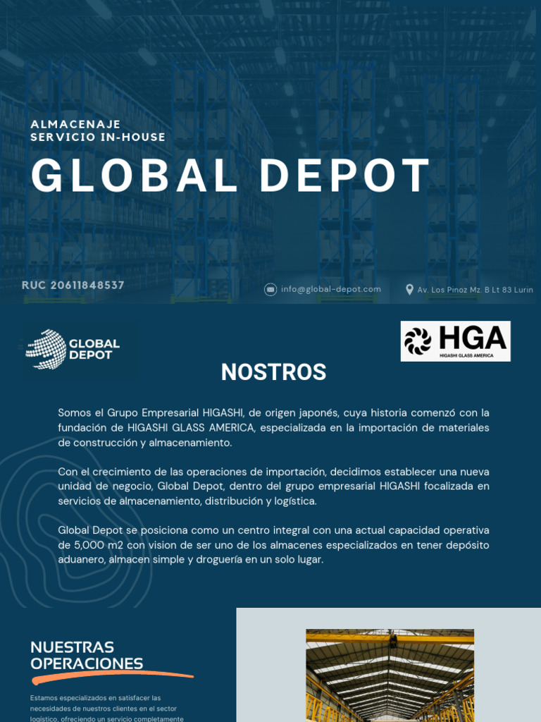 Presentacion Global Depot Sac 2024 | PDF | Negocios