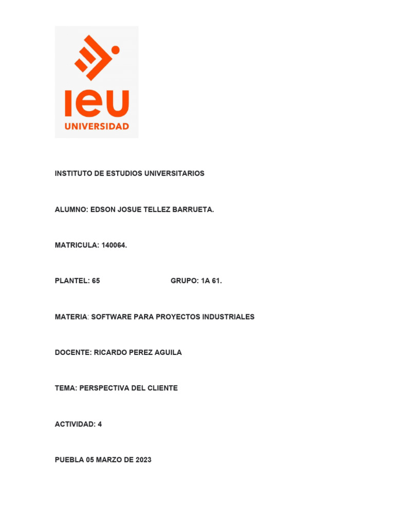 Act 4 Diseño de Software Industrial | Descargar gratis PDF | Business ... Act 4 Diseño de Software Industrial | Descargar gratis PDF | Business ...