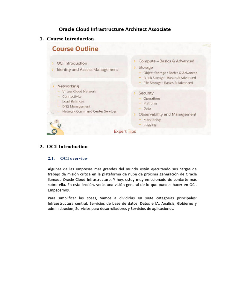 Oracle Cloud Infrastructure Architect Associate Diciembre Pdf