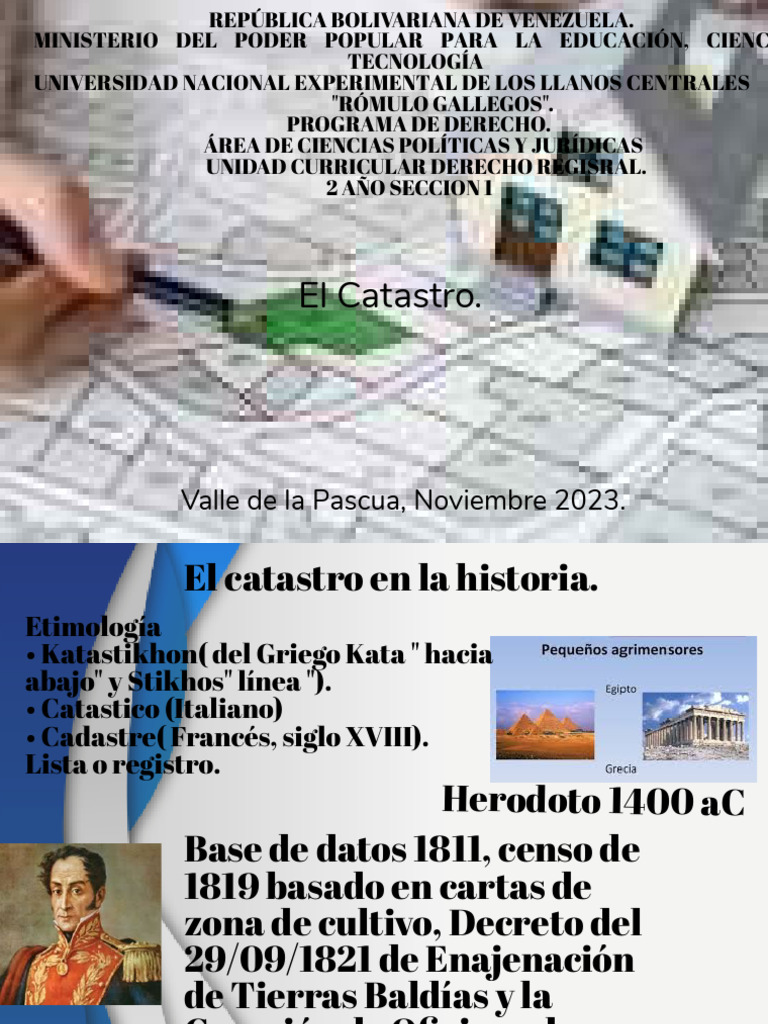 Presentacion El Catastro | PDF | Propiedad