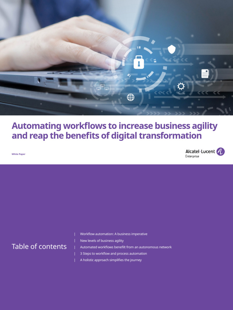 Workflow Automation For Increased Agility Whitepaper en | PDF | Computer Network | Automation