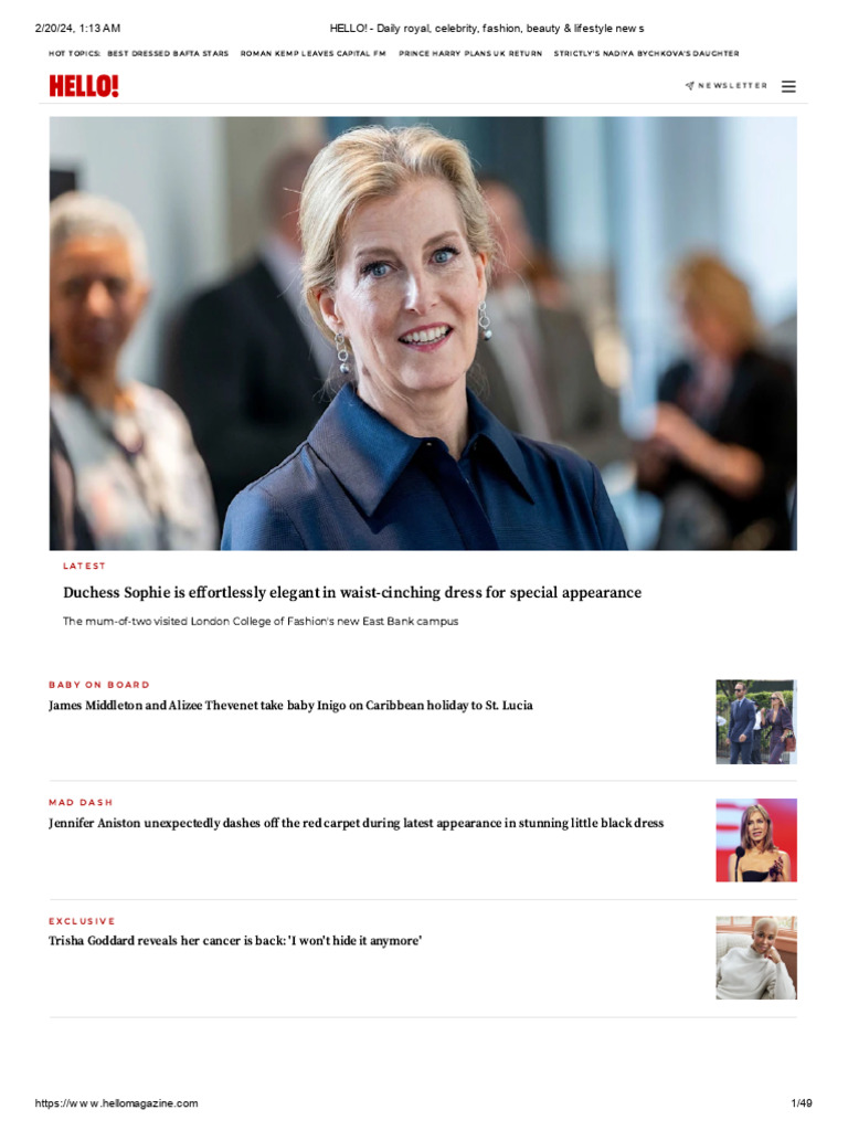 HELLO! - Daily royal, celebrity, fashion, beauty & lifestyle news | PDF