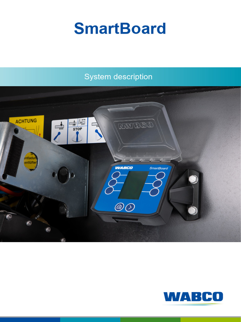 Wabco Smartboard | PDF | Electrostatic Discharge | Trailer (Vehicle)