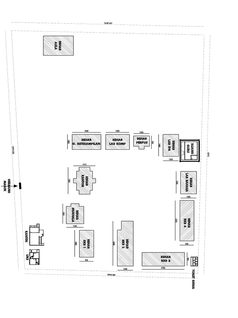 Site Plan SMP 1 Sawa | PDF