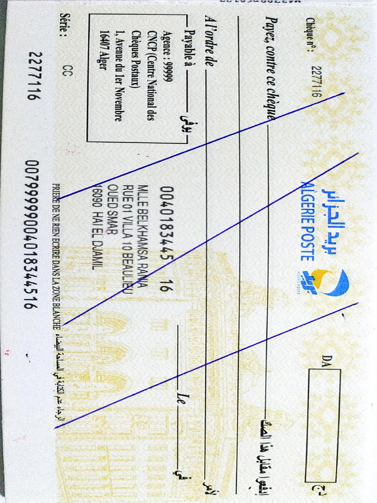 Chèque Barré | PDF