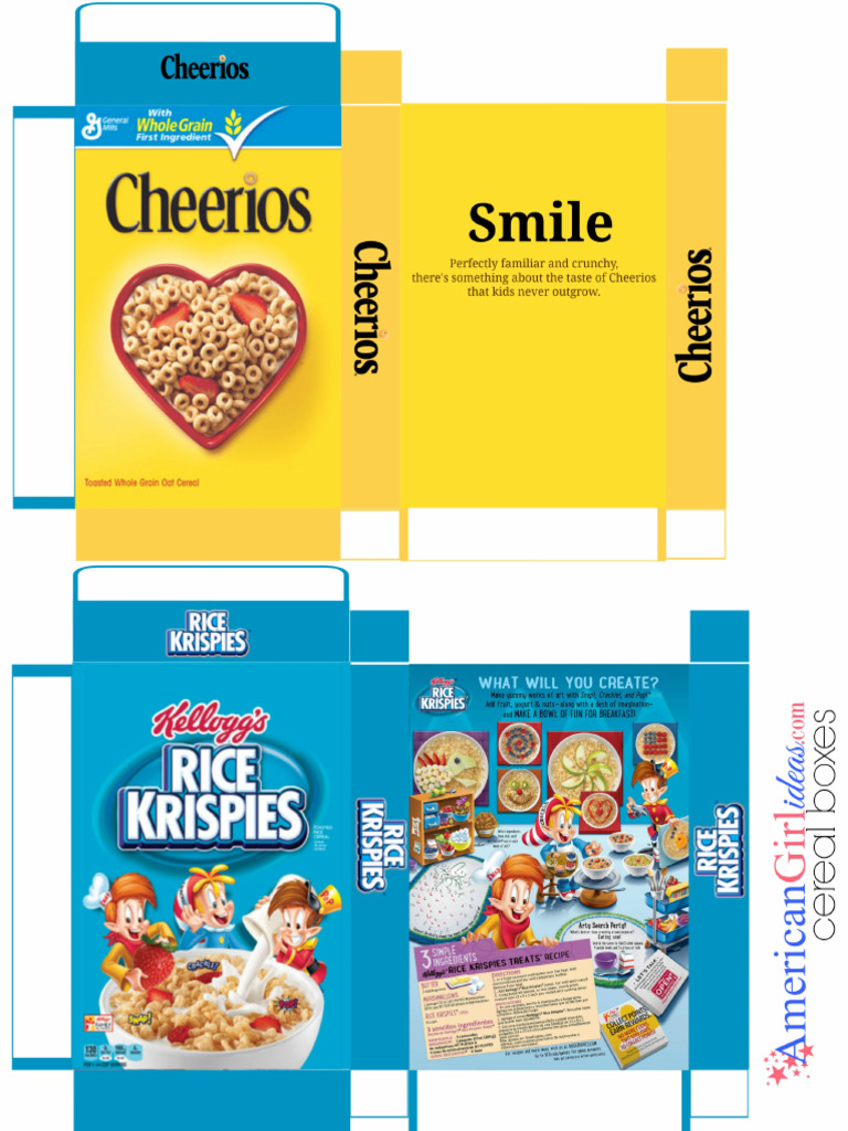 Agi Untitledcereal Box Printables | PDF
