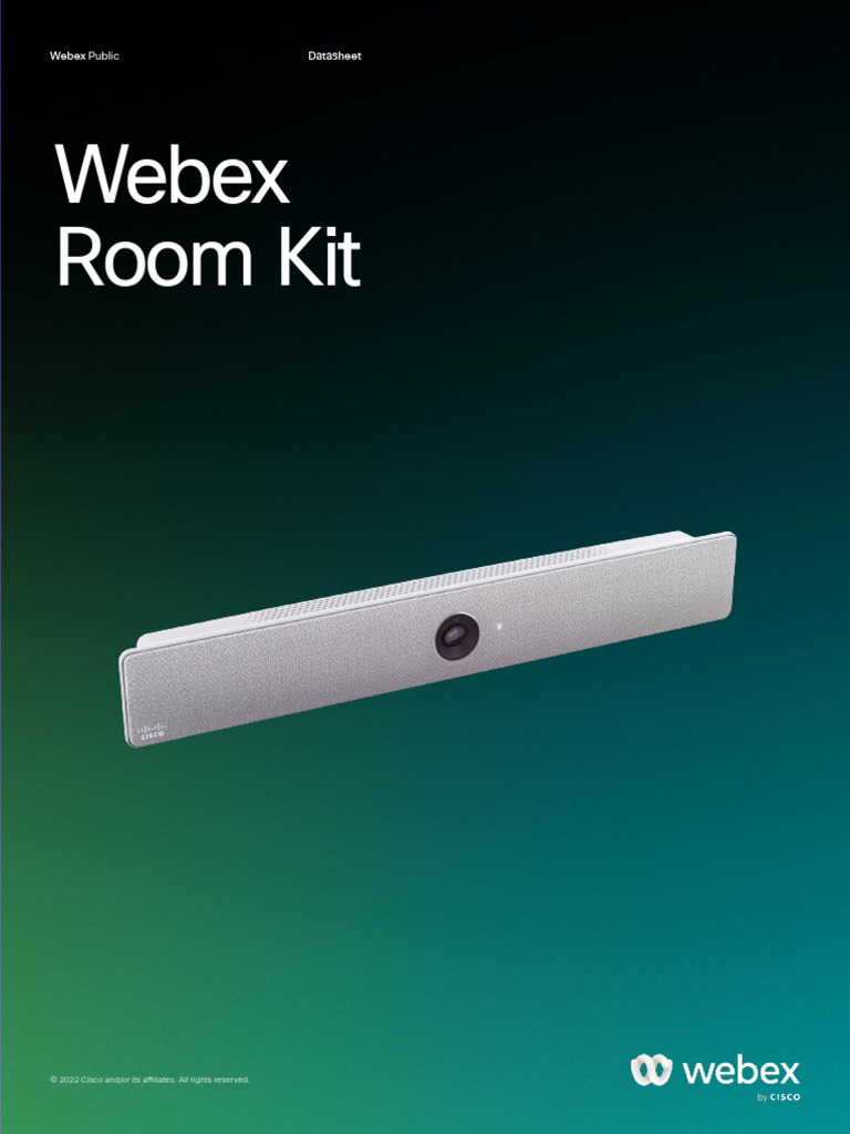 Webex Room Kit | PDF | Hdmi | Ip Address