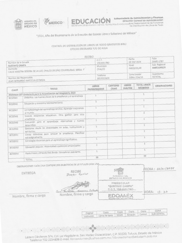 Formato para Boleta | PDF