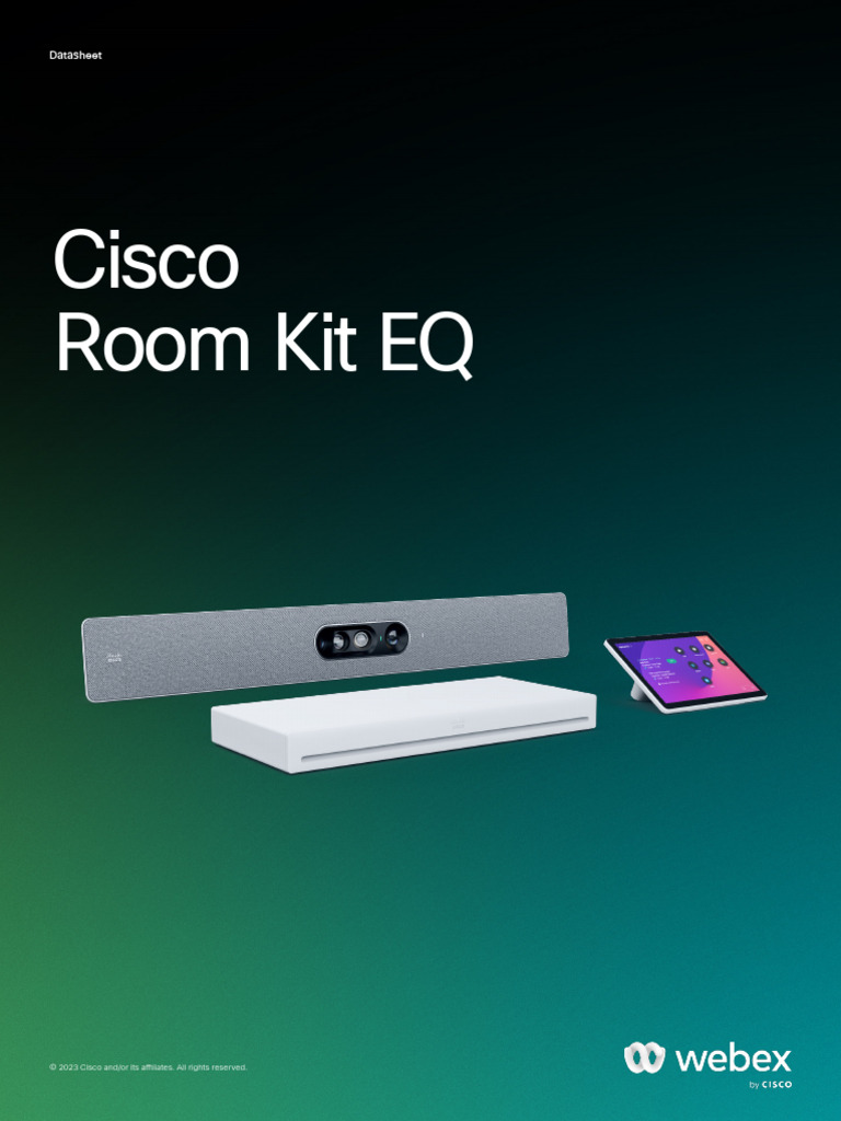 Cisco Room Kit EQ | PDF | Hdmi | I Pv6