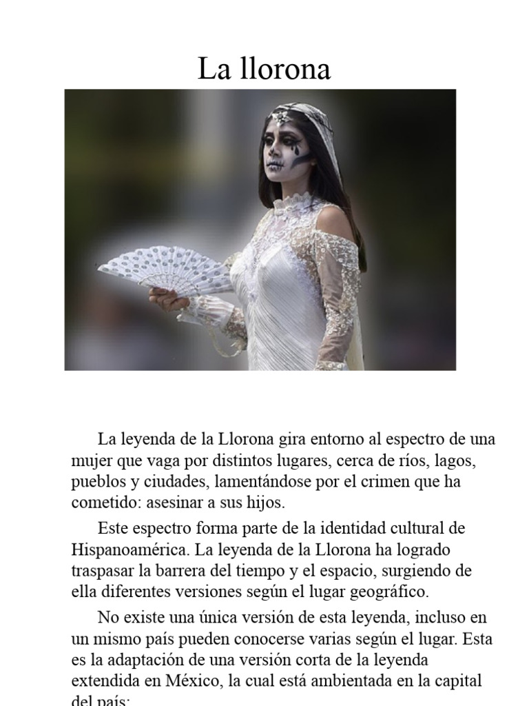 Leyenda La Llorona | PDF