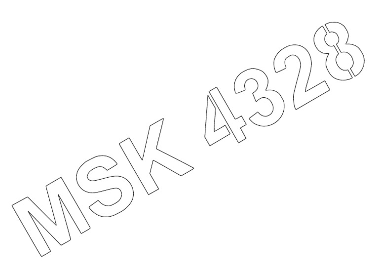 MSK A4 | PDF