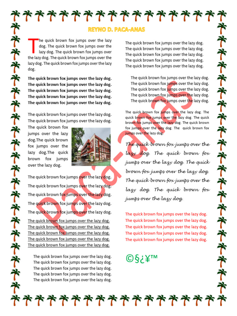 MS Word Exercise 2 | PDF