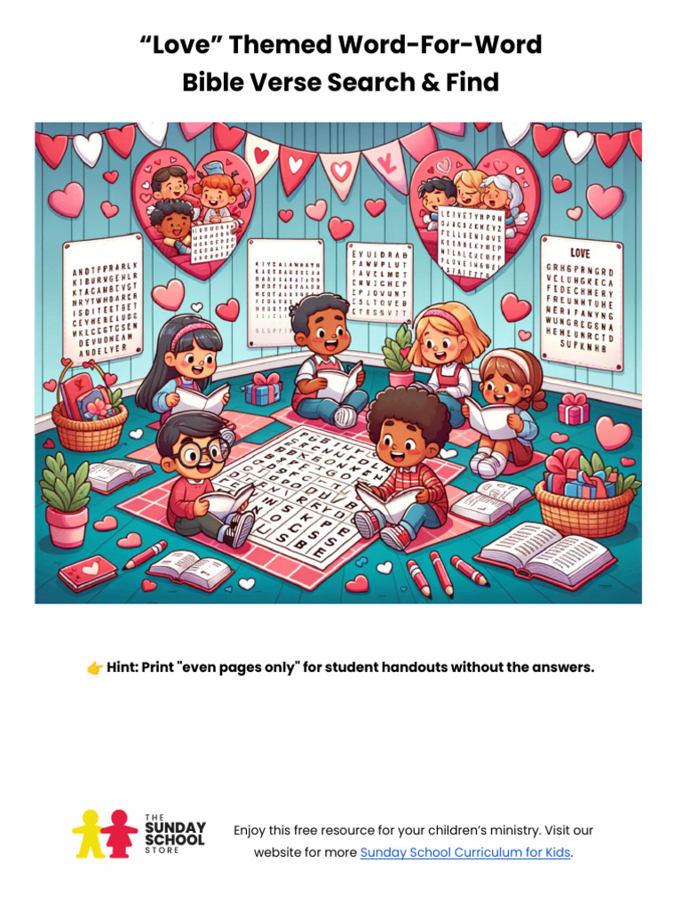 NIV LOVE Bible Verse Word Search | PDF | New International Version | Bible
