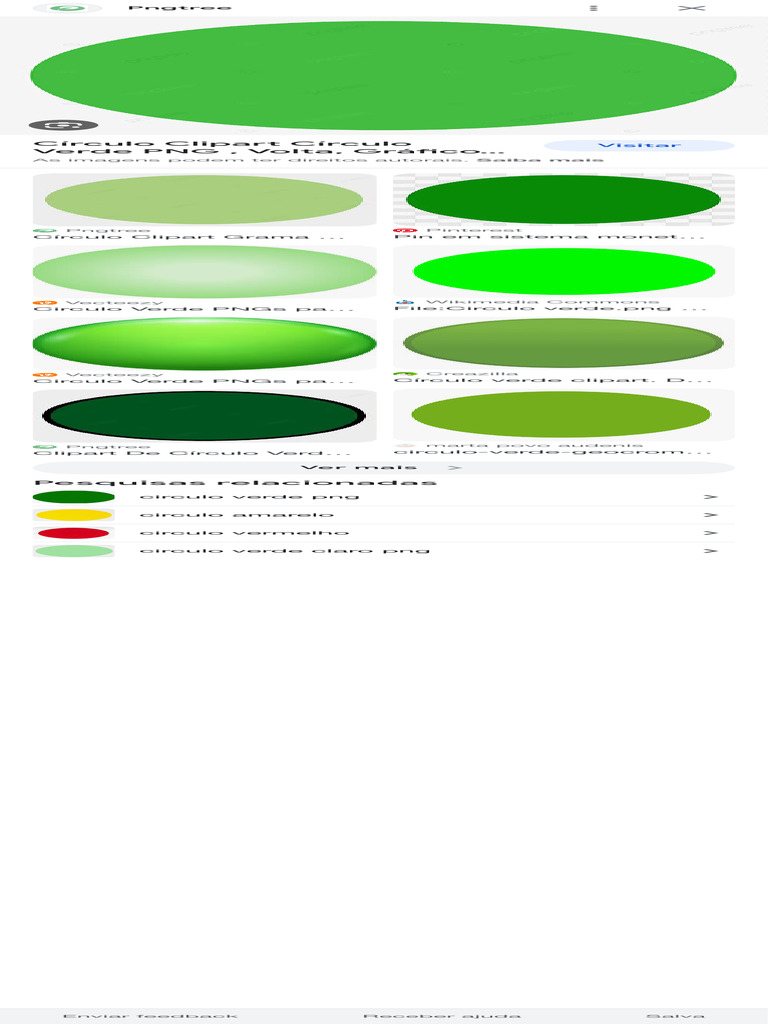 Círculo Verde PNG e Clipart Grátis | PDF | Casa e Jardim