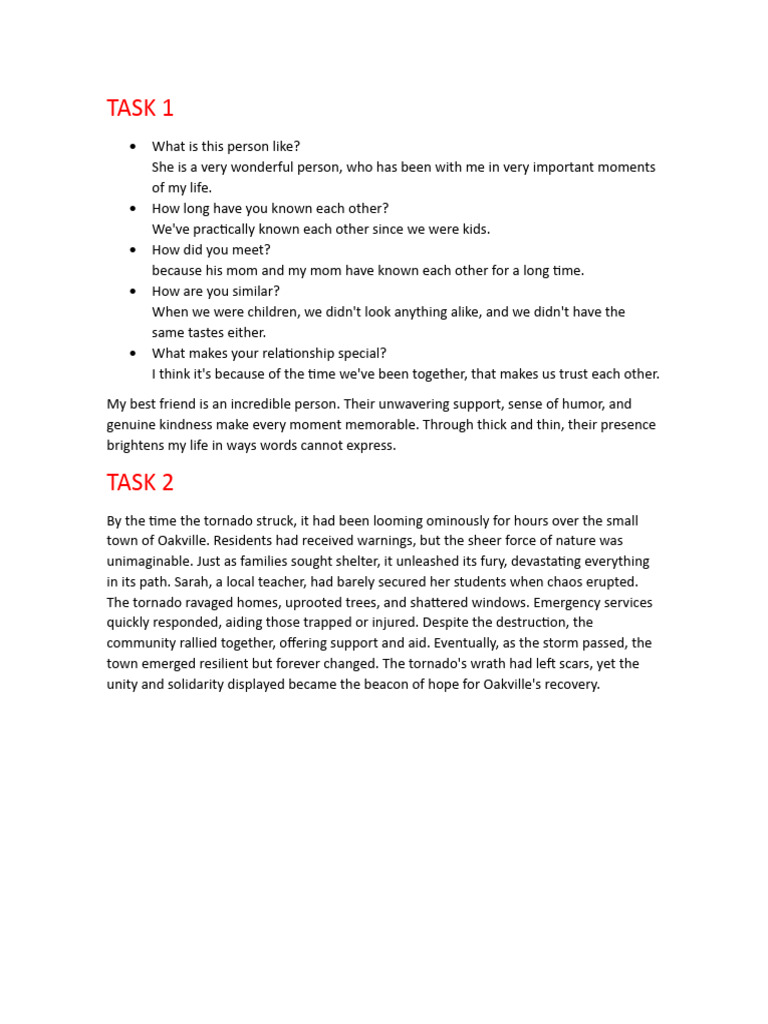 B1 Task 1 to 4 (1) | PDF