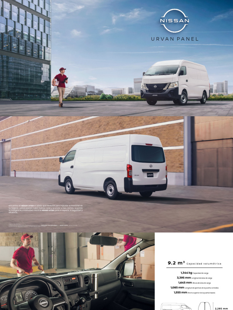 Nissan Urvan - 2024 Panel F. Tecnica | PDF | Vehículo de motor | Vehículos
