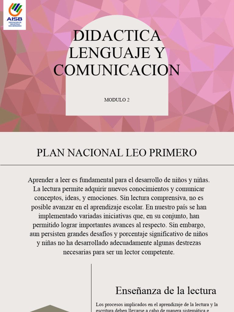 Modulo 2 Didactica Lenguaje y Comunicacion | PDF