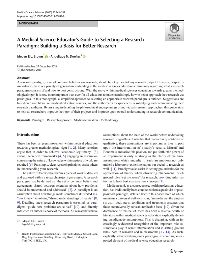 2019 Article 898 | PDF | Methodology | Positivism