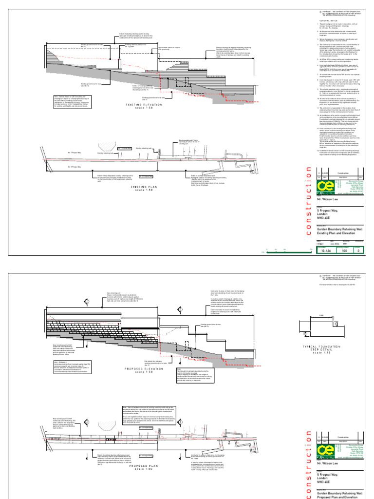 Construction Issue Binder - 10-436 - 26-06-23 | PDF | Concrete | Brick