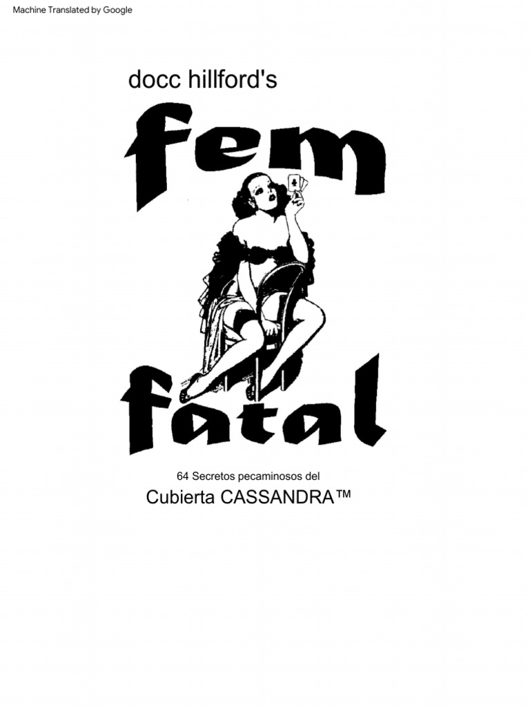 Docc Hilford - Fem Fatale | PDF | Jugando a las cartas | Mano
