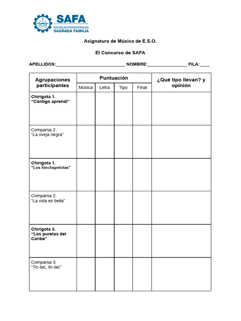El Concurso de SAFA (1) - 1 | PDF