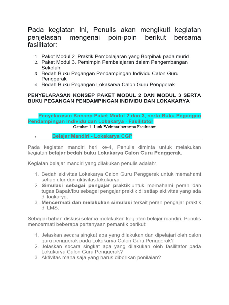 Bedah Buku Calon Guru Penggerak Pdf