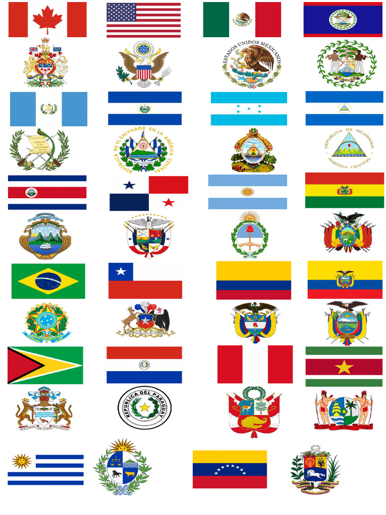 Banderas y Escudos de America | PDF