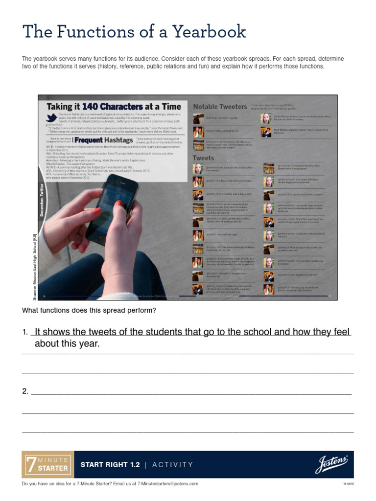 Yearbook Activity Guide | PDF